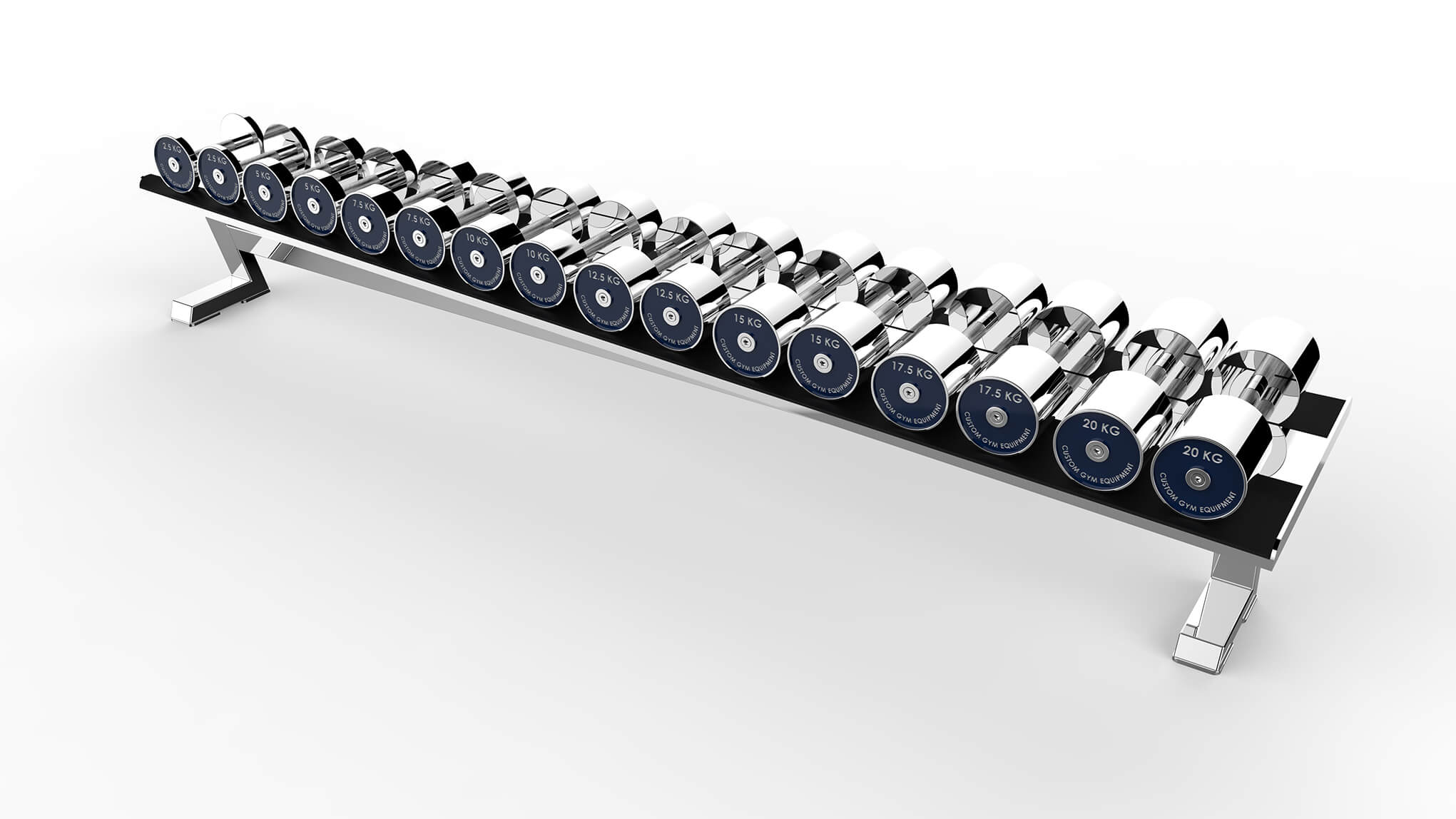 Luxury Dumbbells Set - 1kg to 50kg | Custom Gym Equipment