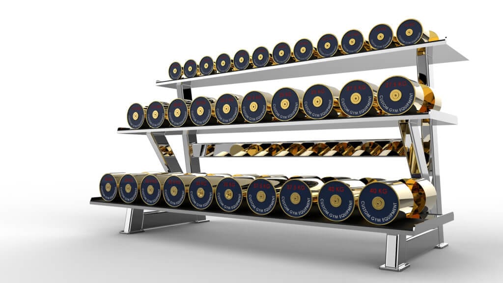 Luxury Dumbbells Set - 1kg to 50kg | Custom Gym Equipment