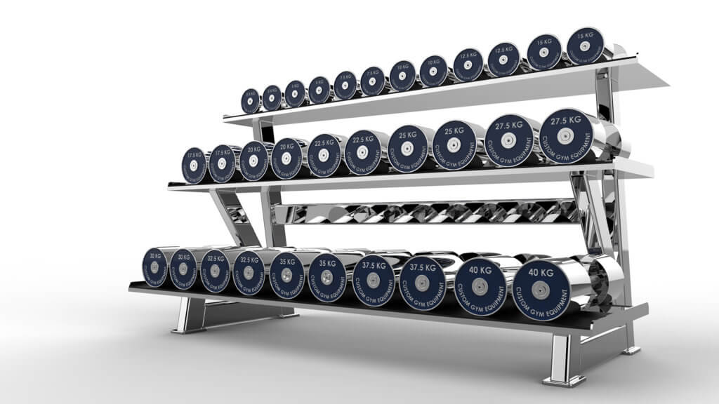 Luxury Dumbbells Set - 1kg to 50kg | Custom Gym Equipment